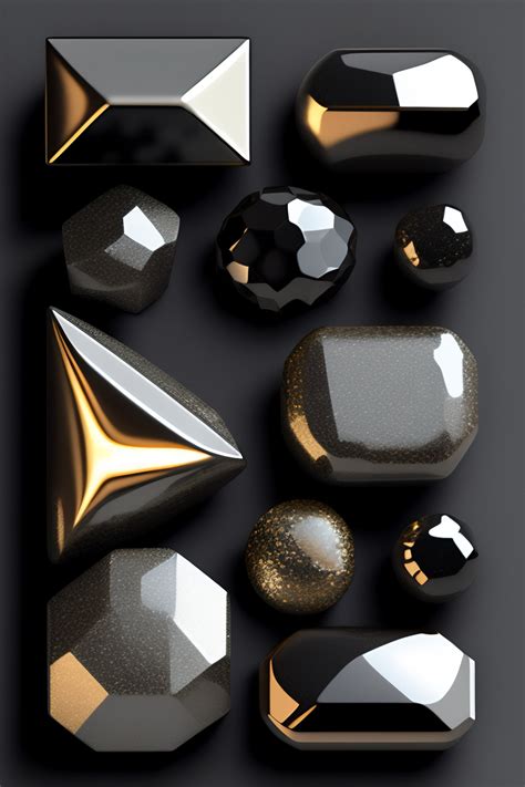 Lexica Spritesheet Dark Onix Polished Gemlike Flat Stones Well Spaced