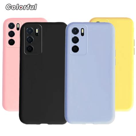 For OPPO A16 A16S Case Oppo A54s CPH2273 Liquid Silicone Soft TPU Phone