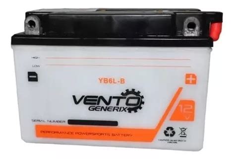 Batería Moto Yb6l b Vento Thriller 200 Urban 3 0 Original Envío gratis