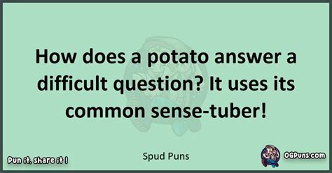 240 Spud Tacular Puns Peeling Back The Layers Of Potato Humor