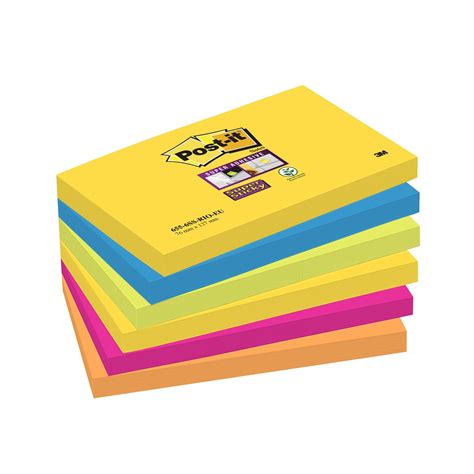 Karteczki Samoprzylepne Post It Super Sticky X Mm Bora Bora