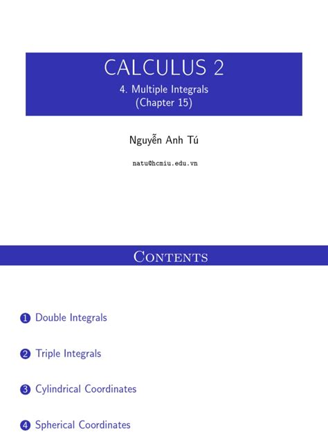 calculus 2 4 multiple integrals chapter 15 pdf integral differential geometry