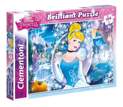 CLEMENTONI PUZZLE BRILLIANT 104el DISNEY PRINCESS KOPCIUSZEK 20132