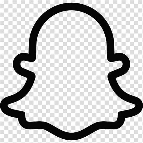 Snapchat Ghost Outline