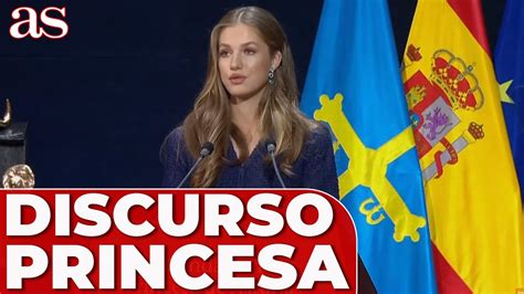 El EMOTIVO DISCURSO De LEONOR En Los PREMIOS PRINCESA De ASTURIAS 2023