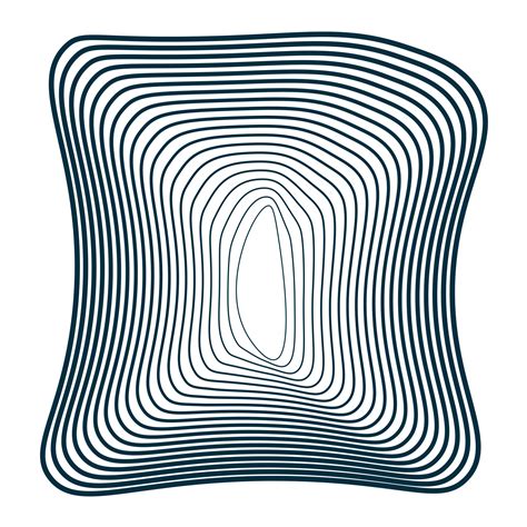 Beautiful Curved Lines Pattern Blended Together 18837552 PNG