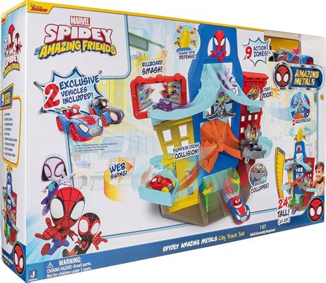 Jazwares Disney Junior Marvel Spidey His Amazing Friends Metals City