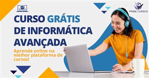 Curso de Informática Avançada Online Grátis Prime Cursos