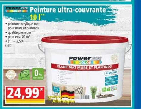 Promo Peinture Ultra Couvrante Powertec Color Chez Norma ICatalogue Fr
