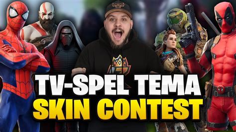 TV SPEL TEMA SKIN CONTEST I FORTNITE YouTube