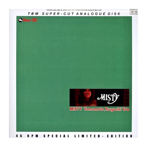 Tsuyoshi Yamamoto Trio Misty Lp Hq G Rpm Tbm Impex U S A