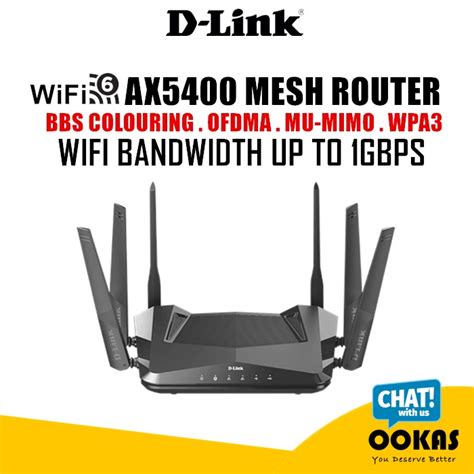 D Link Exo Dir X Ax Wifi Wireless Mesh Router Ax Wi Fi