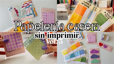 Papeler A Casera Sin Imprimir Vol Haz Tu Propia Papeler A