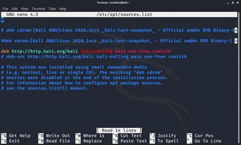 Add Kali Linux Official Repositories To Sources List TECH DHEE