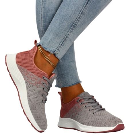 SPORTOWE BUTY DAMSKIE SNEAKERSY OBUWIE WIĄZANE 13306651847 Allegro pl
