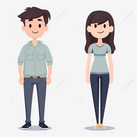 Sexos Masculino Y Femenino Vector Png Pegatina Clipart Pareja Png Y
