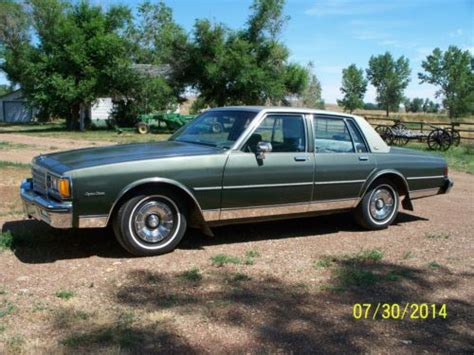 Purchase Used 1985 Chevrolet Caprice Classic Sedan 4 Door 5 0L In Miles