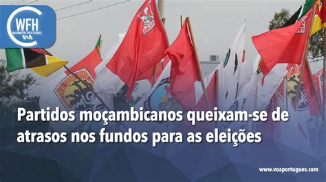 Washington Fora Dhoras Partidos Mo Ambicanos Queixam Se De Atrasos