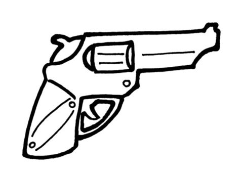 Pistola Giocattolo Per Ragazzini Da Colorare Scarica Stampa O Colora