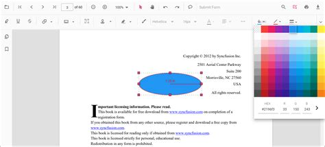 measurement annotation in ej2 asp core pdf viewer syncfusion