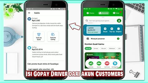 3 Cara Mengirim Transfer Saldo GoPay Customer Ke Akun GoJek Driver