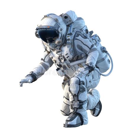 Astronauta En Blanco Técnicas Mixtas Imagen de archivo Imagen de