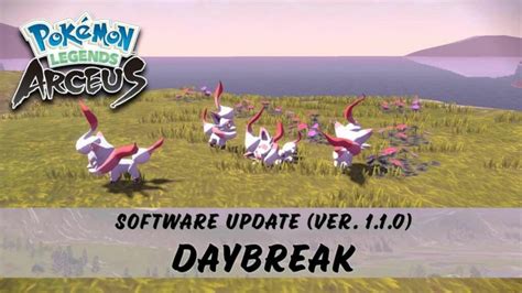Pokémon Legends Arceus Daybreak Update