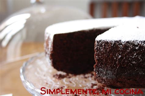 Simplemente mi cocina Bizcocho fácil de Chocolate
