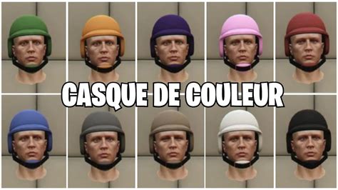 AVOIR TOUT LES CASQUES PAR BALLES DE COULEURS SUR GTA ONLINE CHANGER