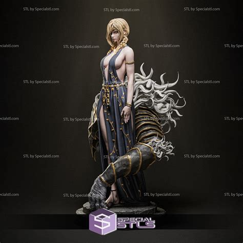 Queen Marika And Maliketh V D Printing Figurine Elden Ring Stl Files