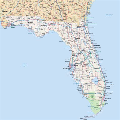 Mapas Detallados De Florida Para Descargar Gratis E Off