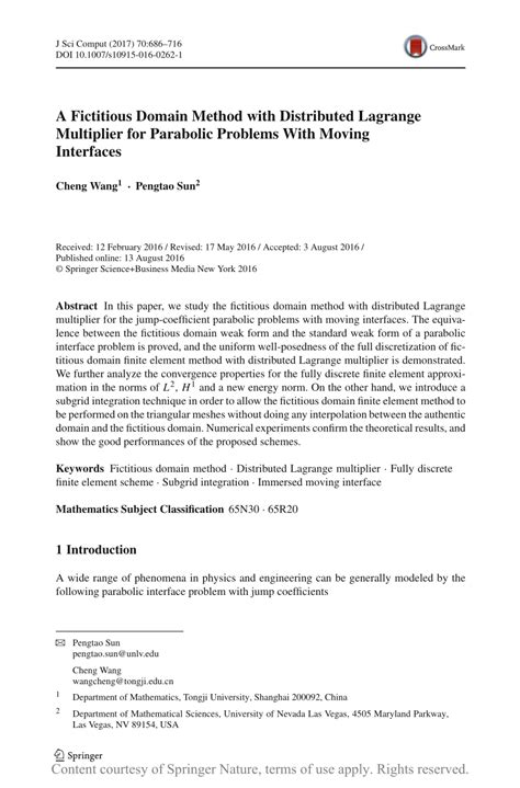 a fictitious domain method with distributed lagrange multiplier for parabolic problems with
