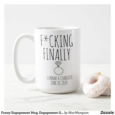 Funny Engagement Mug Engagement Gift Engagement Coffee Mug Engagement