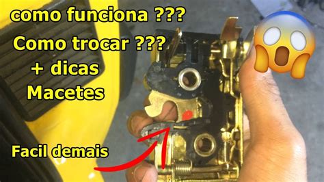 Como Trocar Fechadura Da Porta Gol Quadrado YouTube