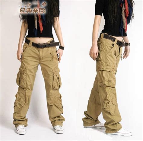 Äquator Lange Was auch immer baggy cargo hose damen Mikrobe Taucher Kollege