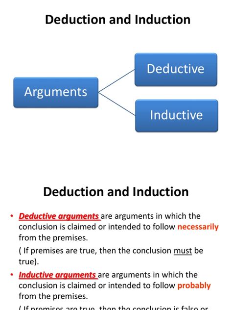 deduction and induction pdf deductive reasoning argument