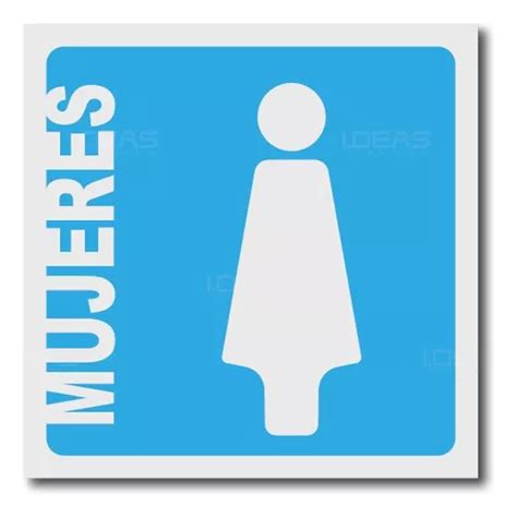 Señalamiento Sanitario Mujeres Señaletica Baño Meses sin interés