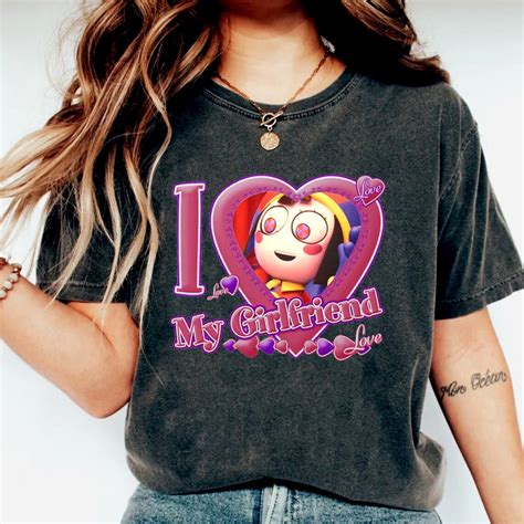 Pomni The Amazing Digital Circus T Shirt Pomni I Love My Girl Etsy Canada