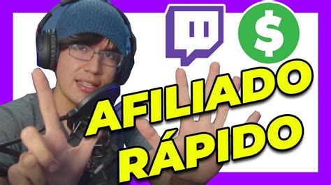 CÓMO CONSEGUIR el AFILIADO en TWITCH FÁCIL y GANAR DINERO haciendo