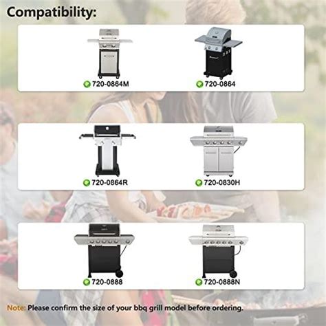 Hiorucet Piezas De Repuesto Para Parrilla Nexgrill 2 Quemadores 720