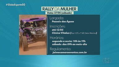 Globo Esporte GO Inscrições abertas para mais uma edição do Rally da