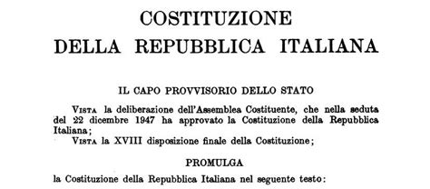 Costituzione Italiana