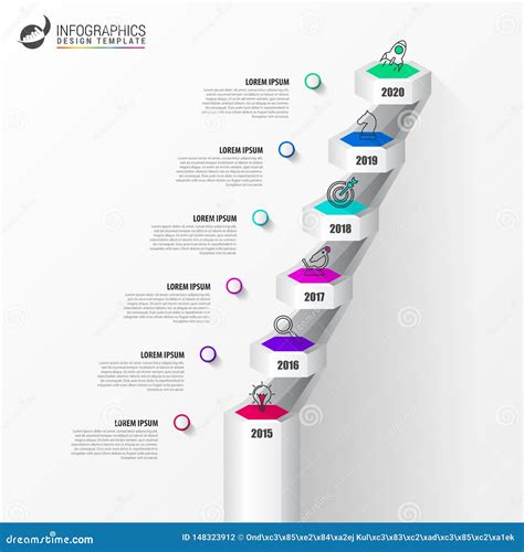 Plantilla Del Dise O De Infographic Concepto De La Cronolog A Con