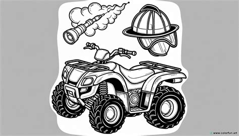 Coloriages De Quad Coloriages Gratuits Pour Enfants Colorfun Fr