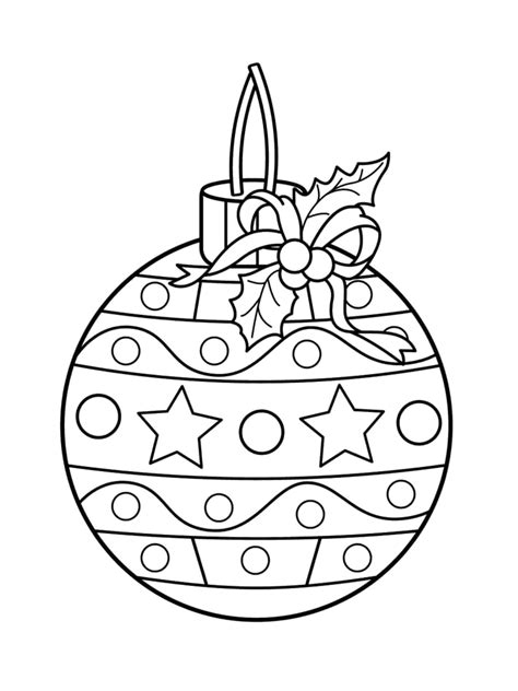 Coloriage Boule De No L Dessins Imprimer Gratuitement