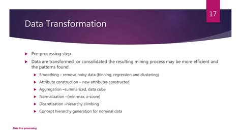 Data Preprocessing Ppt Ppt