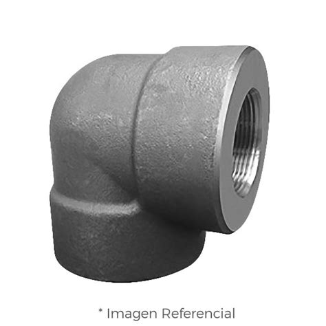CODO ELBOW 90 DE ACERO FORJADO ASTM A105 DISEÑO ASME ANSI B16 11