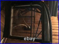 Vermont Castings Defiant Encore Cast Iron Wood Stove Glass Doors Top