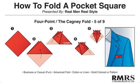 How To Fold A Pocket Square 9 Ways Of Folding A Handkerchief Pocket