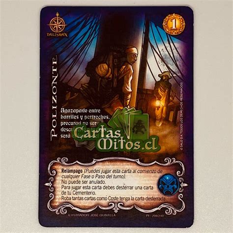208 240 Polizonte Mitos Y Leyendas Piratas Cartas Mitos